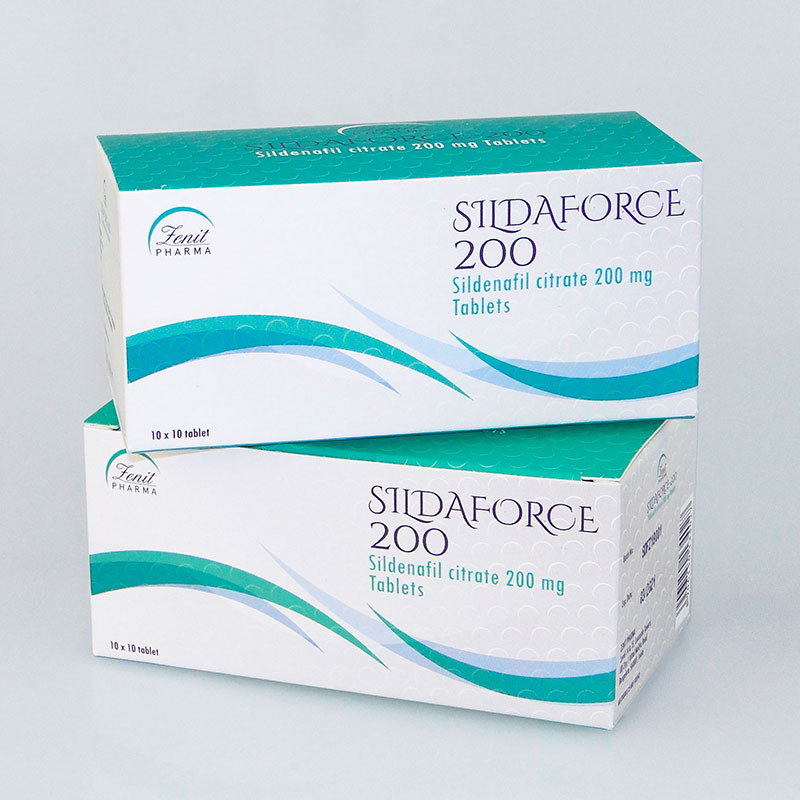 4x Paquets Sildaforce 200 mg (40 comprimés) - exp. 3/22 ...
