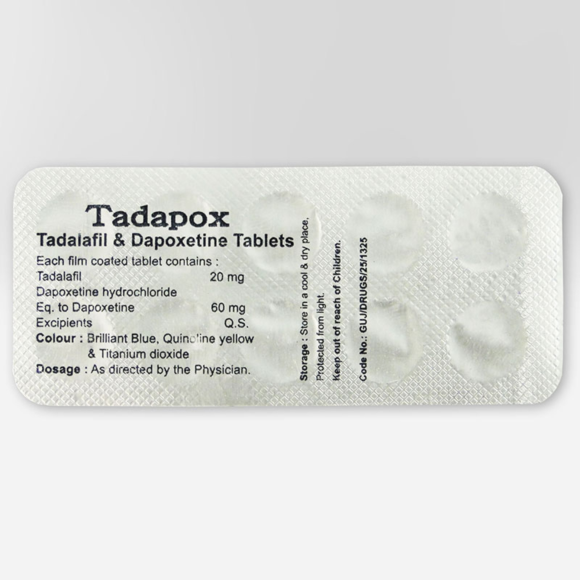 Tadapox 80 mg | En stock - Comprimepourbander.to